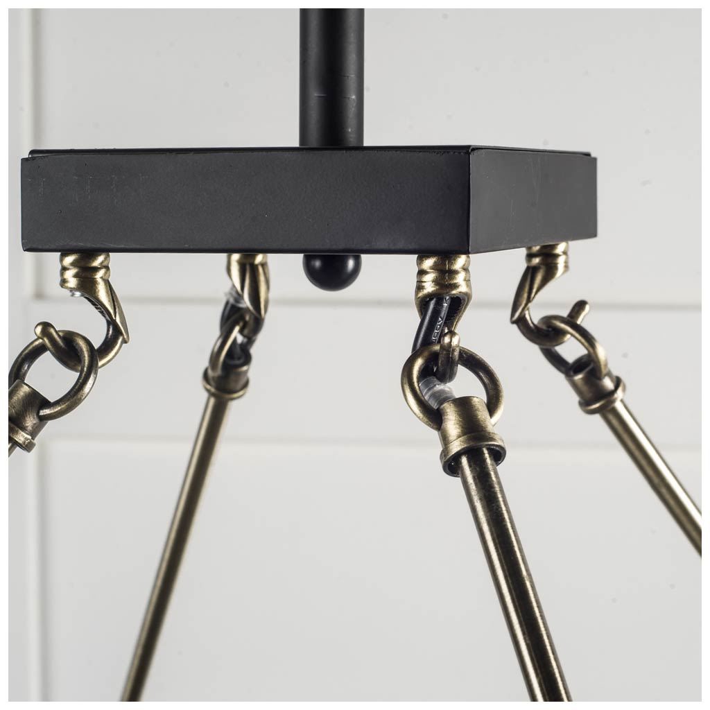 Draping Industrial Edison Light Chandelier - CENTURIA