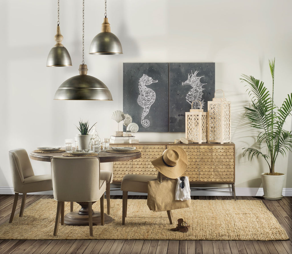 Wood Scalloped Scandinavian Modern Sideboard - CENTURIA